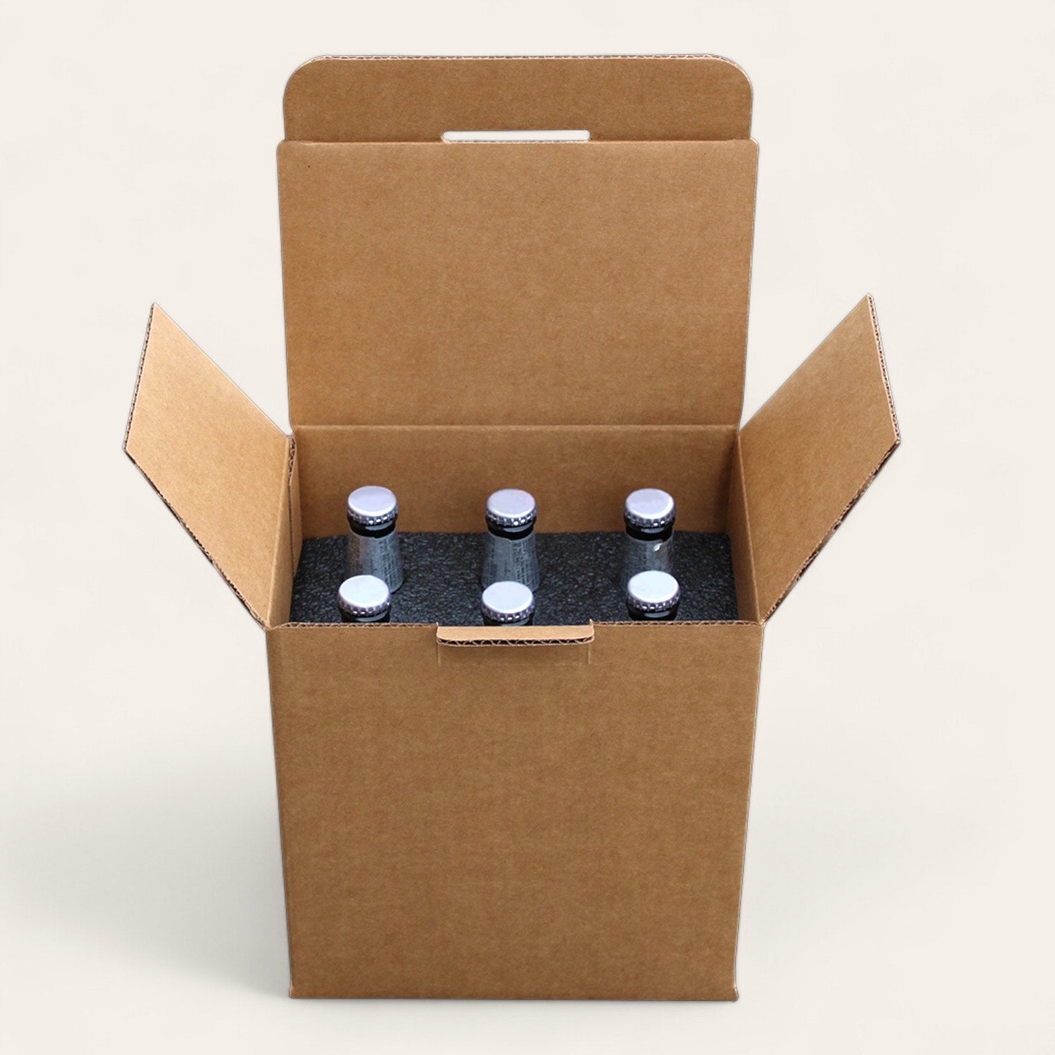 6 Pack Shipping Box for Beer and Craft Beverages – Whale Pod Shipper