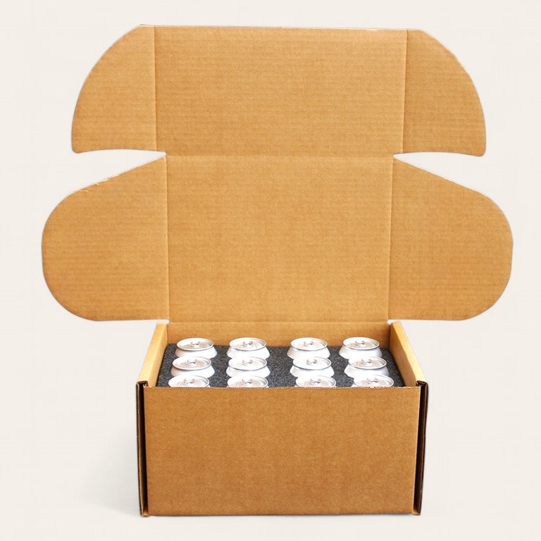 12 Pack Premium Beverage Shipper Box for Cans – Whale Pod Shipper