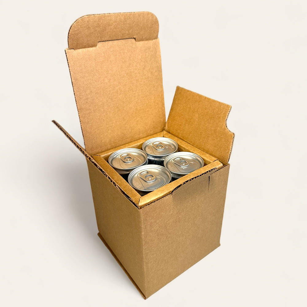4-Pack 250ml Slim Can Shipping Box – Whale Pod Shipper