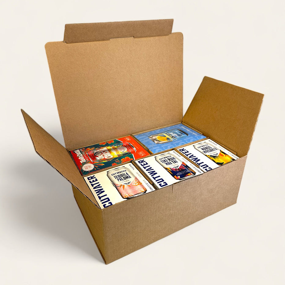 24 Pack Eco Friendly Beverage Shipping Box – Whale Pod Shipper