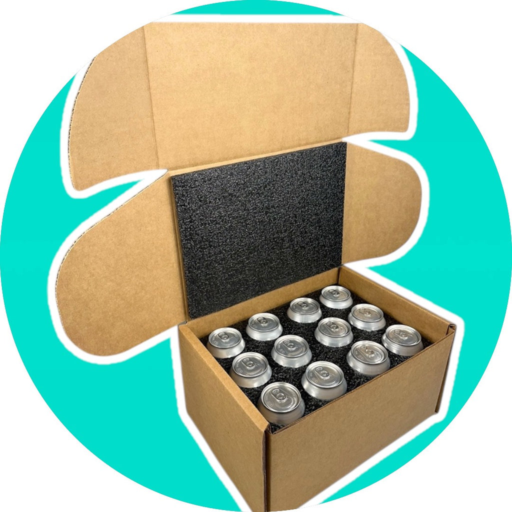 12 Pack Premium Beverage Shipper Box for Cans – Whale Pod Shipper